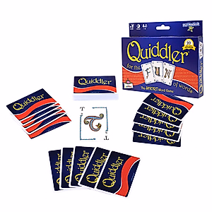 Quiddler — Card Game — Make Short Words With Cards to Win — For Family Game Nights — Ages 8+