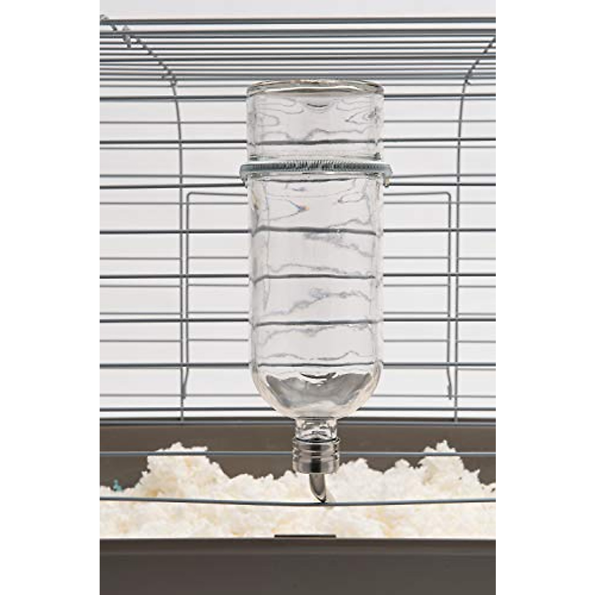 Lixit Chew Proof Flat Sided Water Bottles for Rabbits, Ferrets, Rats, Birds, Hamsters, Guinea Pigs, Chinchillas Gerbils and Other Small Animals. (26 Ounce (Pack of 1), Clear)