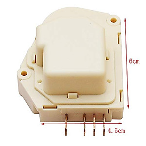 MENSI Electrical Refrigerator Parts & Accessories 6H/21 Minutes Defrost Timer 215846604 for Brand Electrolux, Frigidaire, Gibson, Kelvinator, Westinghouse