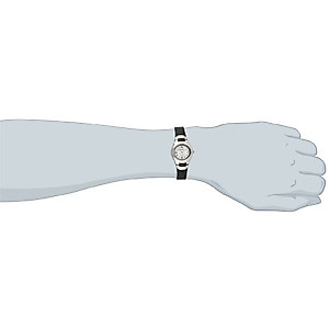 Armitron Sport Unisex 25/6418BLK Analog Easy-to-Read Dial Black Resin Strap Watch