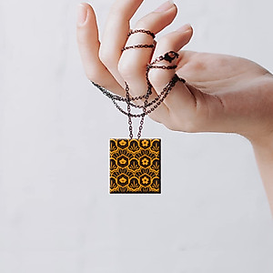 OLYCRAFT 4x5 Inch Flower Clay Stencils Floral Non-Adhesive Silk Screen Stencil Japanese Traditional Style Clay Silk Screen Reusable Mesh Transfer for Polymer Clay Jewelry Earring Making