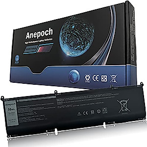 Anepoch 8FCTC Laptop Battery Replacement for Dell XPS 15 9500 Precision 5550 Alienware M15 R3 R4 M17 R3 R4 Series Notebook 69KF2 08FCTC 070N2F 70N2F 0P8P1P 0M59JH 0DVG8M 11.4V 56Wh 4650mAh
