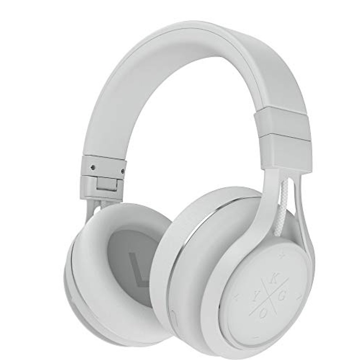 Kygo Life A9/600 | Over-Ear Bluetooth Headphones, aptX® and AAC® Codecs, Built-in Microphone, NFC Pairing, Memory Foam Ear Cushions, 23 Hours Playback, Kygo Sound App, Pro Line (White)