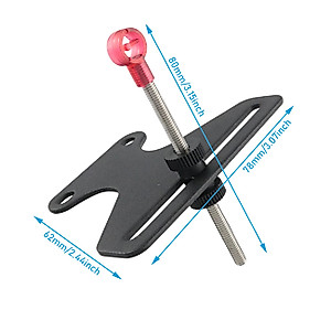 WHYHKJ Archery Bow Sight Stainless Steel Single Needle Recurve Bow Sight Archery 1 Pin Bow Sight Single Pin Bow Sighting Recurve Bow Sight Bow Hunting Shooting Accessories