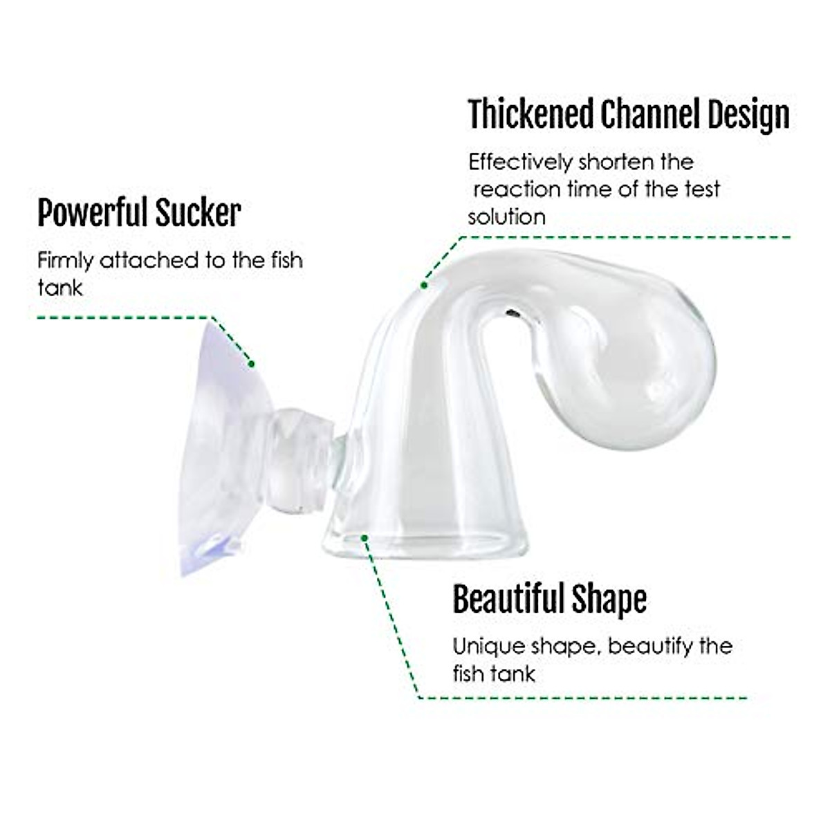ZRDR Glass Drop Checker Kit with 15ml Co2 Checker Solution The Most Accurate Monitoring of Planted Tank Co2 Levels
