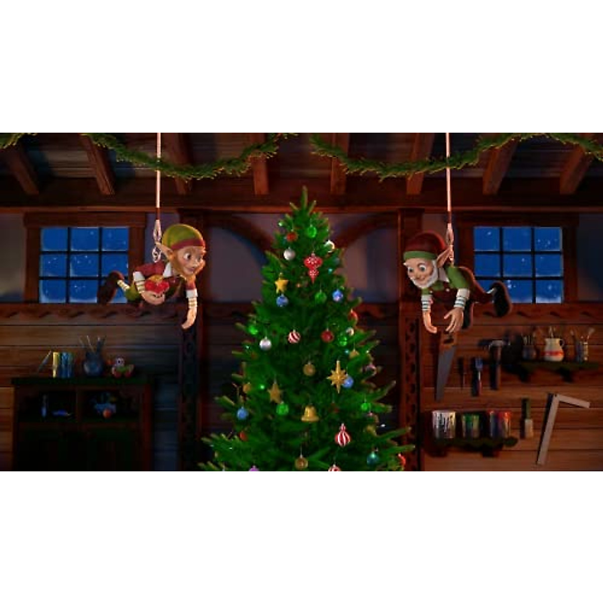 AtmosFX® Christmas Digital Decoration on USB Includes 7 AtmosFX Video Effects for Christmas