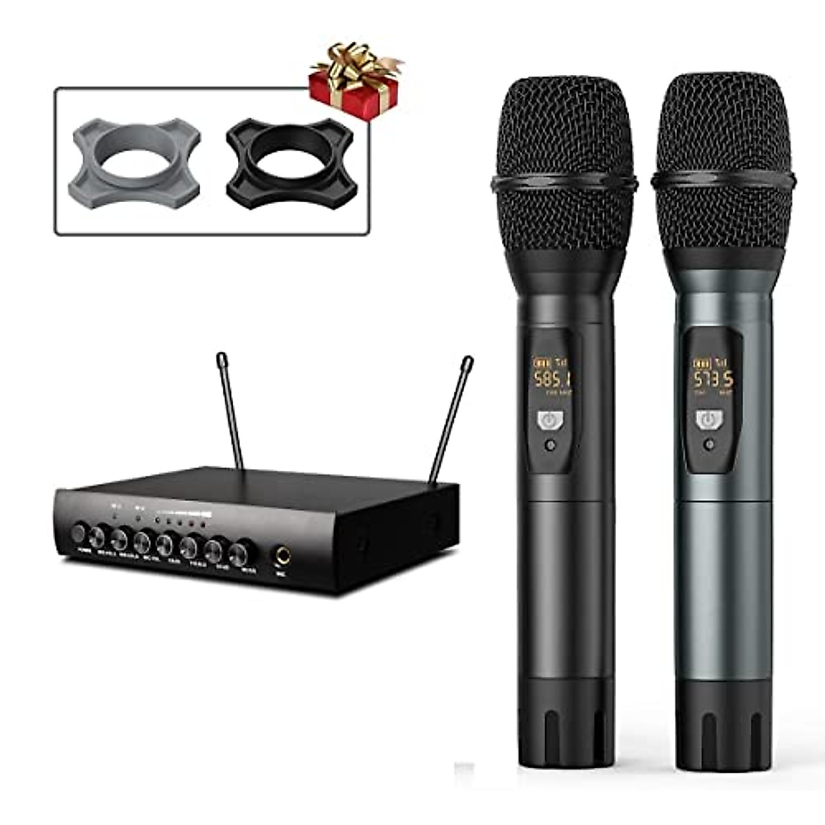 2024 New Type InAndOnkod KV-V5 Max Karaoke Player,with Wireless Mic,22'' Touch Screen Free Cloud Download,Professional Karaoke System Fit for Home Party KTV DJ Bar