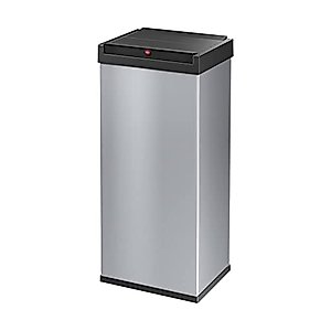 Hailo Big Box 50 Swing Waste Bin, Silver