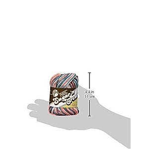 Lily Sugar N' Cream, The Original, Yarn, 57 grams,Coral of the Seas, One Ball