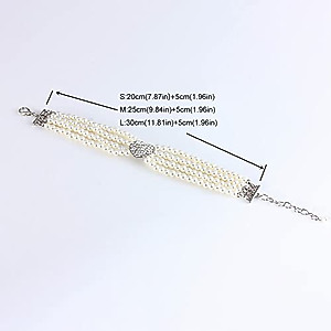 Pet Collar with Pearl Diamond Necklace Jewelry Adjustable cat and Dog - Chihuahua Yorkie Girl Costume Accessories