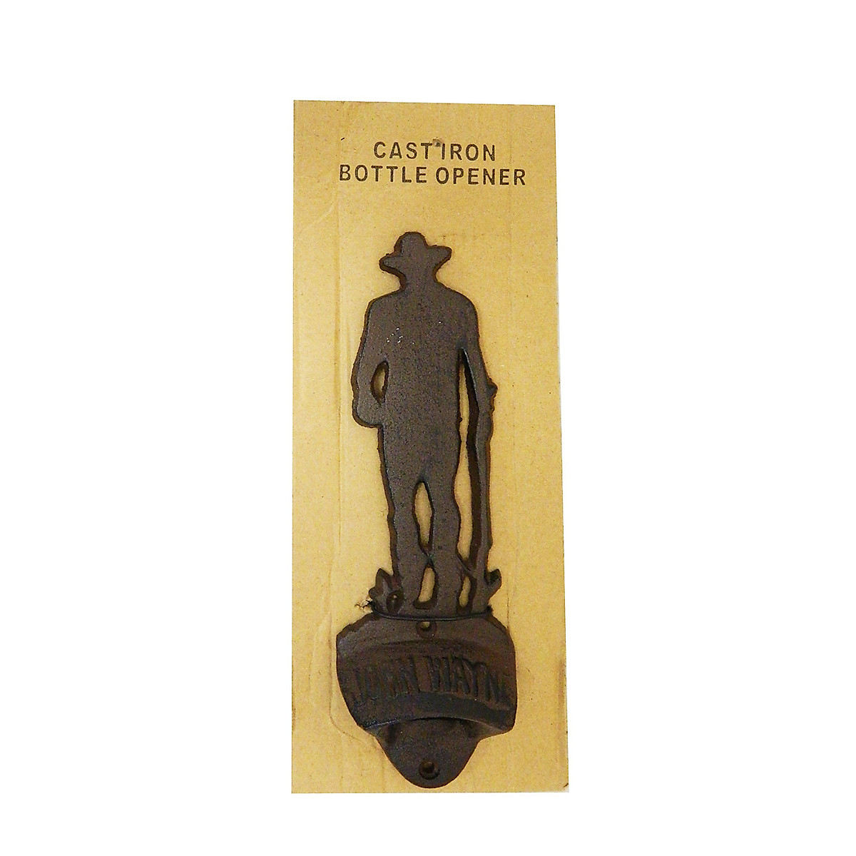 John Wayne Bottle Opener Cast Iron