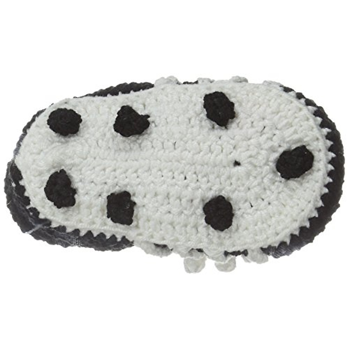 Jefferies Socks Baby-Boys Soccer Cleats Crochet Bootie, Black, Newborn