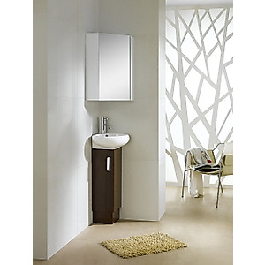 Fine Fixtures Milan Matte Vanity with Vitreous China Sink (Wenge)