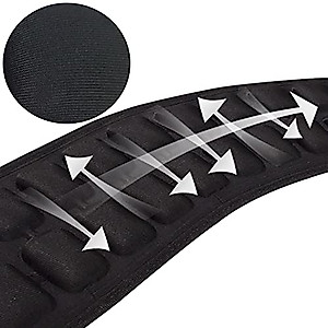 2 Pcs Universal Shoulder Strap Pads Replacement Soft Air Cushion Covers for Car Seatbelt Camera Guitar Bags Backpack - Black