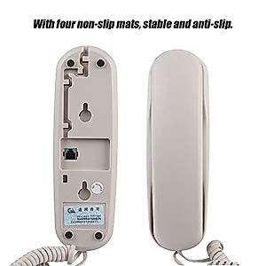 Waterproof Hotel Business Telephone Extension No Caller ID for Hotel Family Bathroom