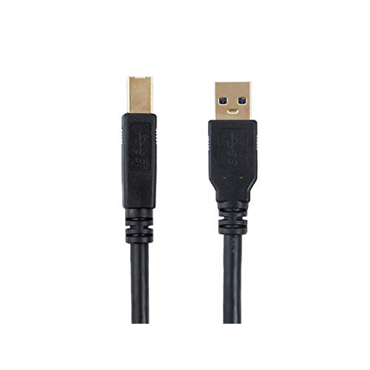 Monoprice Select Series USB 3.0 A to B Cable 1.5ft Compatible with Brother, HP, Canon, Lexmark, Epson, Dell, Xerox, Samsung and More!, Black (113746)