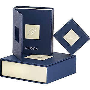 Peora 925 Sterling Silver Heart Stud Earrings for Women in Various Gemstones, Hypoallergenic Heart Shape 6mm, Friction Backs