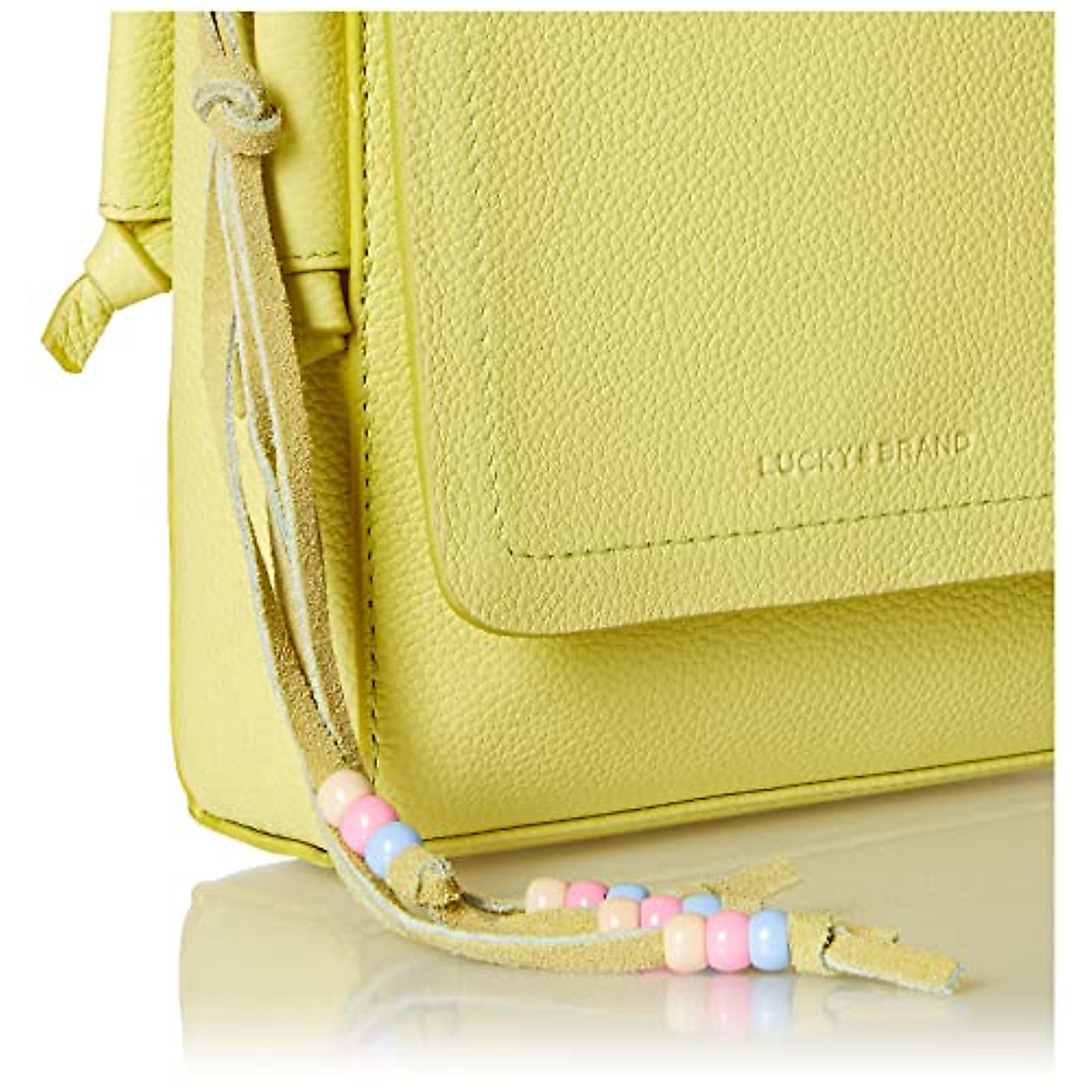 Lucky Brand womens Atri Crossbody, Sunny Lime, One Size US