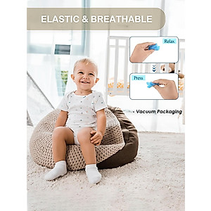 HDMLDP 5LBS Bean Bag Filler High Density Shredded Memory Foam Pillow Stuffing Beanbag Filling for Couch Big Joe Bean Bag Chair