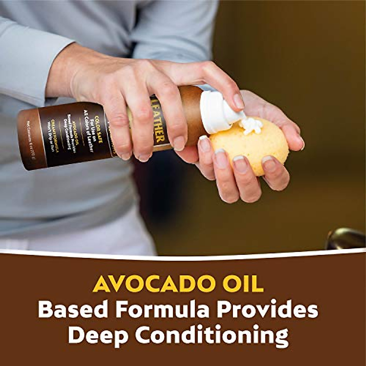 Farnam Leather New Total Care 2-in-1 Leather Cleaner & Conditioner, for use on All Leather, 6 Ounces