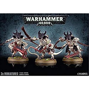 Games Workshop 99120106036" Tyranid Warriors, Black