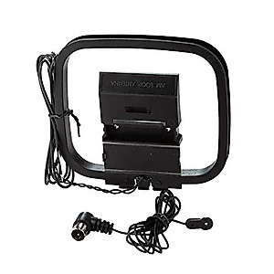 AM FM Antenna, Ancable Stereo Indoor 75 Ohm FM Antenna and AM Loop Antenna Kit for Yamaha Onkyo etc Table Top Home Hi Fi Sound Stereo Receiver Radio Receiver Antenna