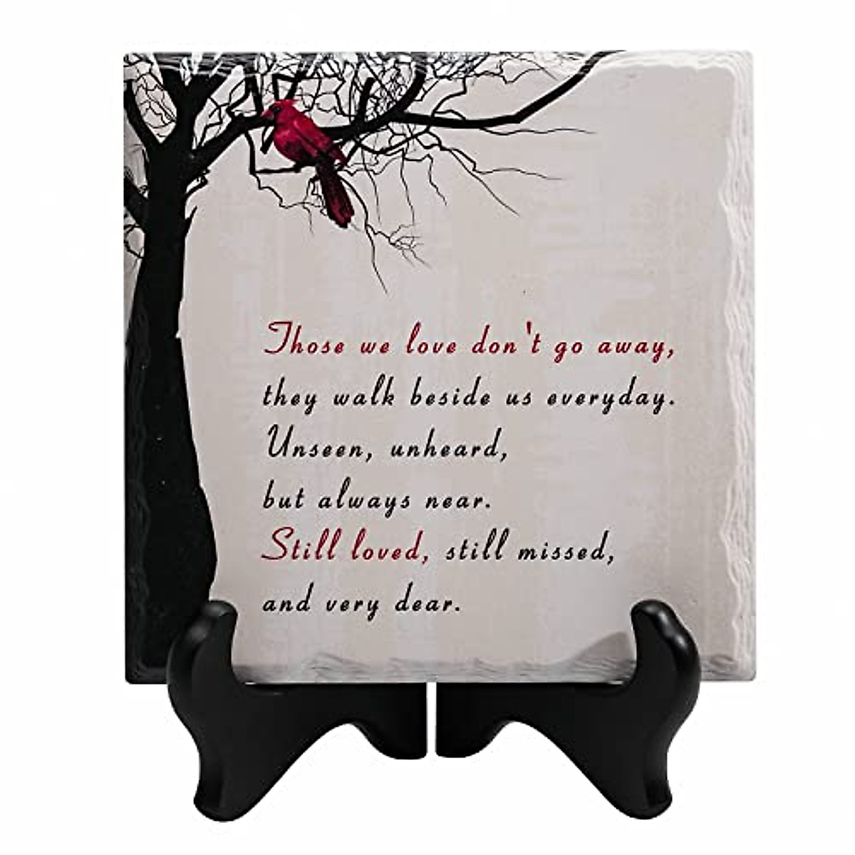 Memorial Gifts for Loss of Mother Father Husband Sympathy Gift Red Cardinal Memorial Plaques in Loving Memory of Loved Ones Remembrance Gifts Condolence Gifts Bereavement Gifts Sorry for Your Loss
