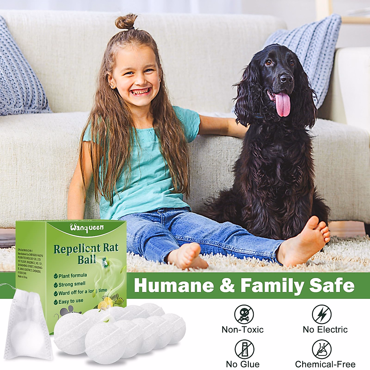 10 Pack Mouse Repellent Mice Deterrent Repellent for House, Rat Repellent Peppermint Oil to Repel Mice and Rats, Rodent Repellent Balls for Outdoor Indoor Pest Insect Control