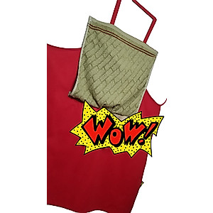 Kiss The Cook Prank Apron - Perfect Gag For Dad & Barbecue Parties