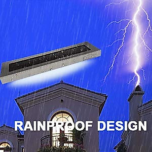 Solar Lights Outdoor for House Numbers - Outdoor Solar House Light for Address Sign Plate - Wall Light for Home,Garden or Yard