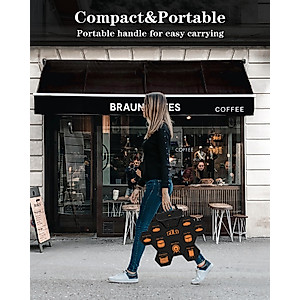 Electronic Drum Set, Electric Roll-up Drum Set with 9 Drum Practice Pads with Drum Sticks and Foot Pedals, E Drum Set with Built-in Speaker and Headphone Jack Great Holiday Birthday Gift for Kids