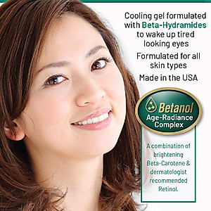 40 Carrots Carrot & Cucumber Eye Gel with Retinol for All Skin Types - Smooths Fine Lines & Reduces Wrinkles, Crow's Feet, Dark Circles, Under Eye Bags | Paraben Free (0.5 fl oz)