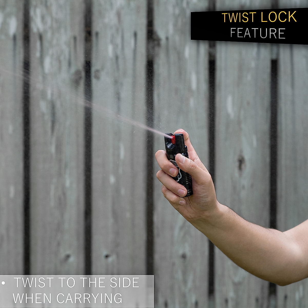 POLICE MAGNUM Pepper Spray- Portable Self Defense- Made in The USA- Maximum Strength-16ft Range- 2oz Twist Lock (3 Pack)