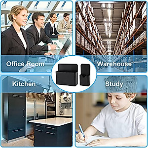 KITANIS Magnetic Pen Holder,2 Pack Magnetic Dry Erase Marker Holder with Generous Compartments,Strong Magnet Storage Marker Pen Pencil Organizer for Refrigerator,Whiteboard,Locker Accessories