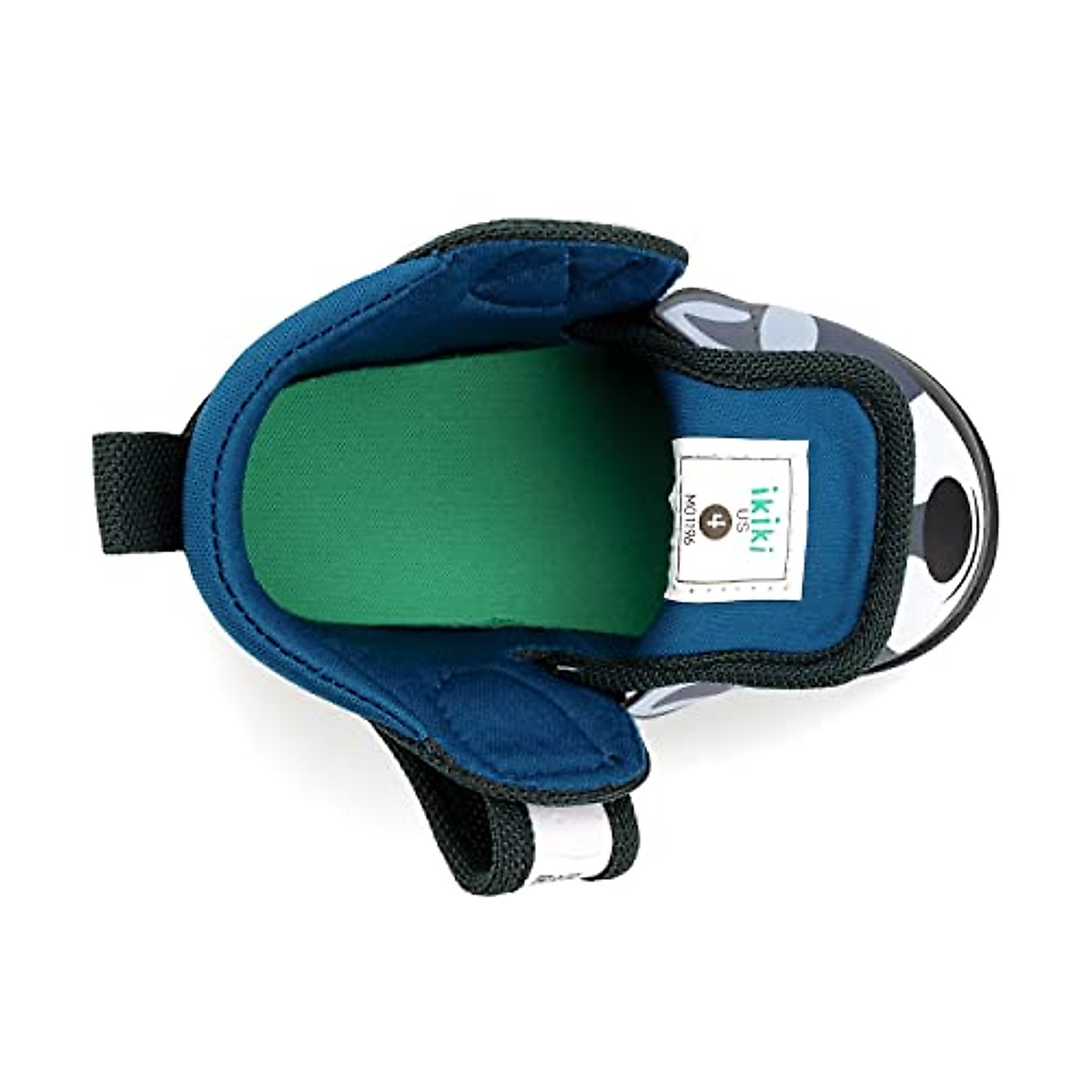 ikiki Squeakerless Shoes for Toddlers/Little Kids (Raccoon, Gray, Size 10)