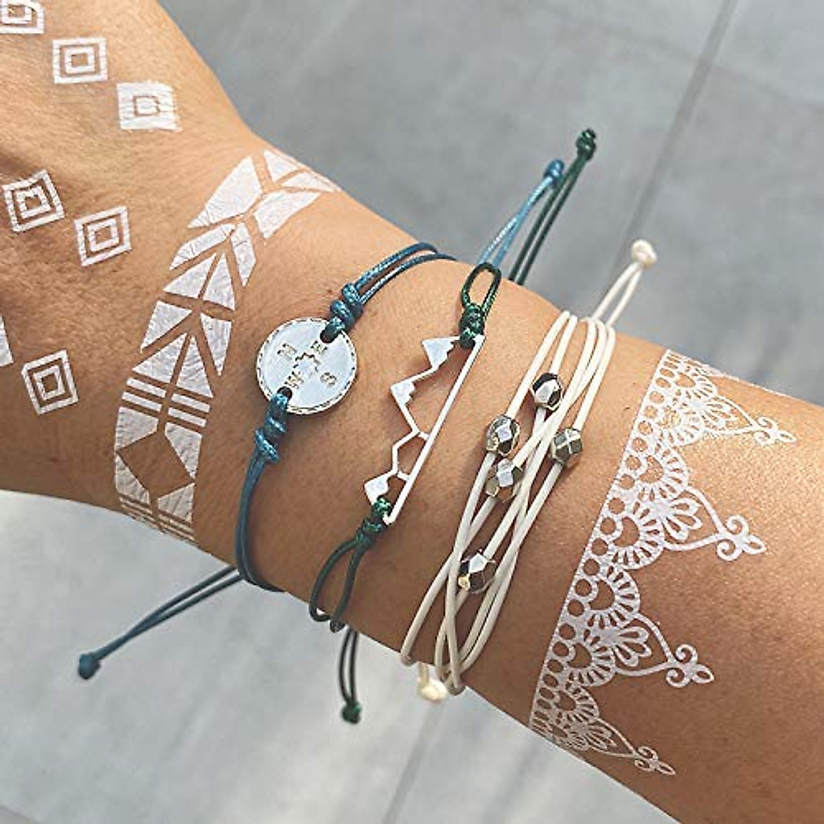 choice of all String Bracelets for WomenMen Summer Wave Bracelet Set for Teen Girls Waterproof Surfer Ankle Bracelet for Men Boys Friends