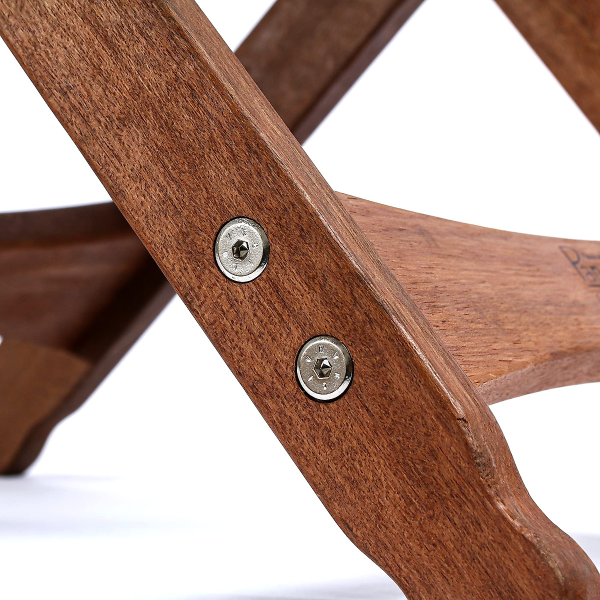 BYER OF MAINE, Pangean, Folding Stool, Natural, Hardwood, Easy to Fold and Carry, Wood Folding Stool, Canvas Camp Stool, Perfect for Camping, Matches All Furniture in The Pangean Line