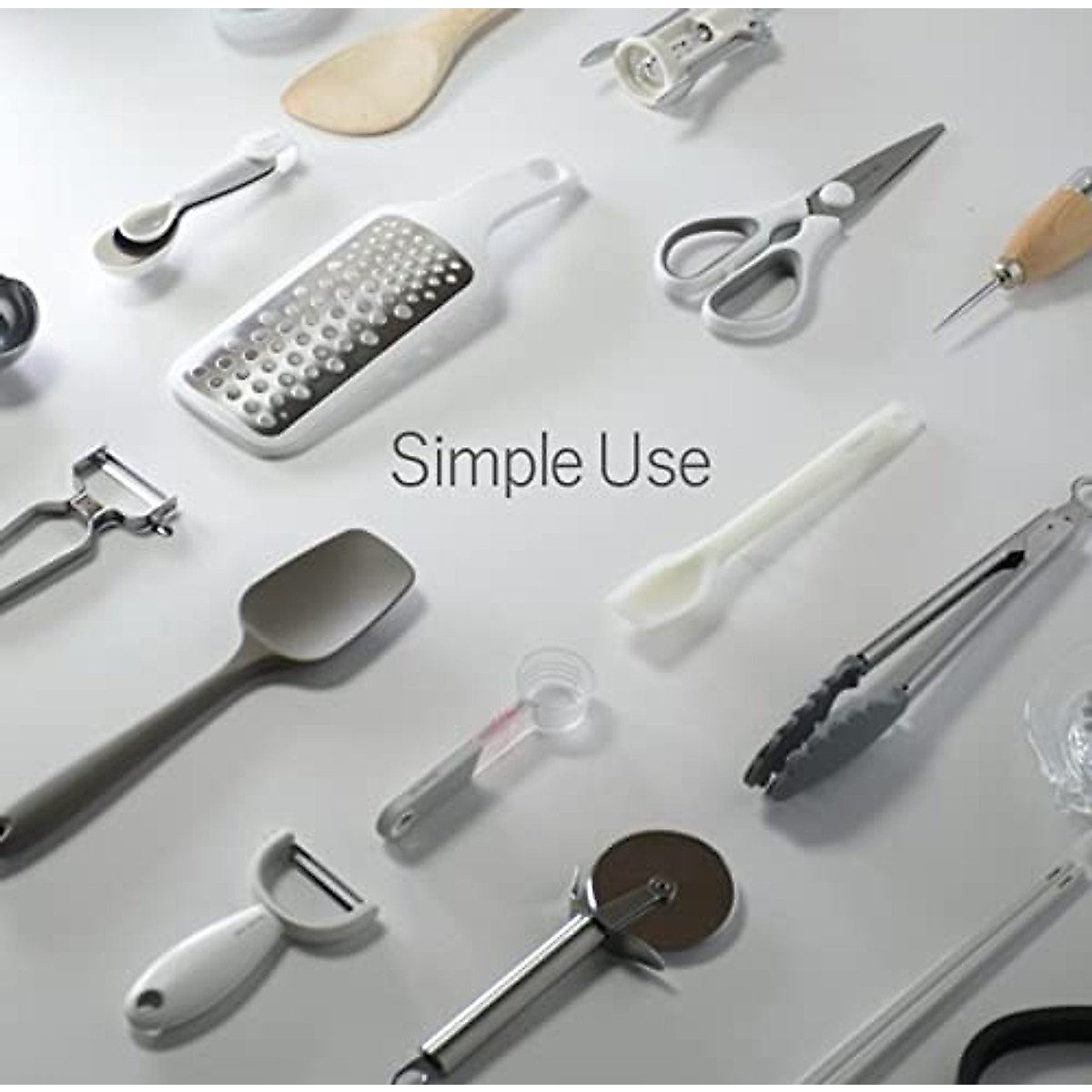 Pearl Metal Simple Use CC-1682 Chopsticks, Vegetable Chopsticks, 13.0 inches (33 cm), Silicone, Dishwasher Safe, W Gray