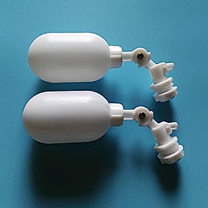 YARDWE Water Float Valve Plastic Water Balls Valves White: 3pcs Water Float Replacement Valves Automatic Waterer Bowl Fill Feed Tank Water Tank Accessories Water Filter Float Ball