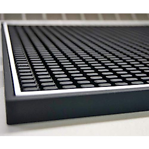 Highball & Chaser Premium Bar Mat 18in x 12in 1cm Thick Durable and Stylish Service Bar Mat for Spills, Coffee, Bars, Restaurants, Counter Top Dish Drying Mat, Glass Drying Mat