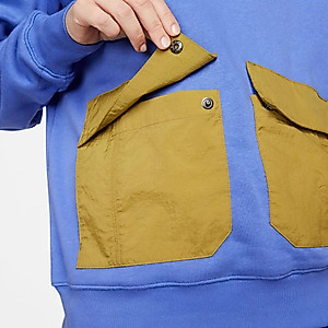 NIke Sportswear Women’s Blue Utility Fleece Hoodie