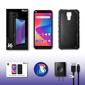 BLU J6 | 2021 | Long Lasting Battery | Unlocked | 6.0” HD+ Display | 32GB | 8MP Camera | US Warranty | Black