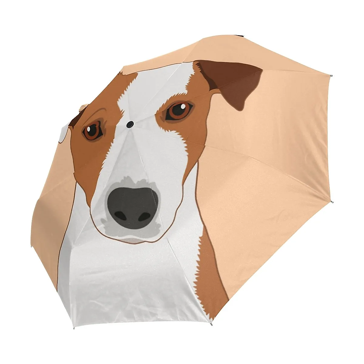 My Daily Jack Russell Terrier Dog Travel Auto Open/Close Umbrella with Anti-UV Windproof Lightweight