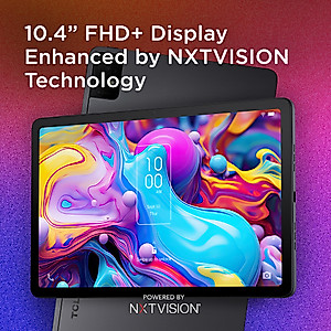 TCL TAB 10 Gen 2, 10.4" Wi-Fi Android Tablet 128GB, 2K Full HD Screen, 6000mAh Battery, Android 13, Slim Design, 2023 Release, US Version, Space Gray