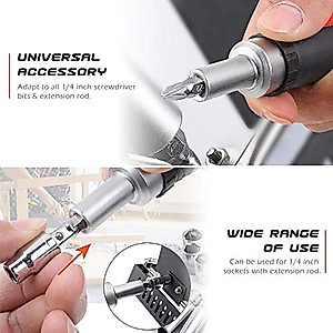 YÁSEZ Screwdriver 100 in 1 Set Precision 1/4 Inch Slotted Cross Hex Screw Nuts Bits Ratchet Handle Multifunction Hand Tool Kit
