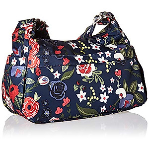 JuJuBe Limited Edition HoBoBe Purse Diaper Bag, Midnight Posy