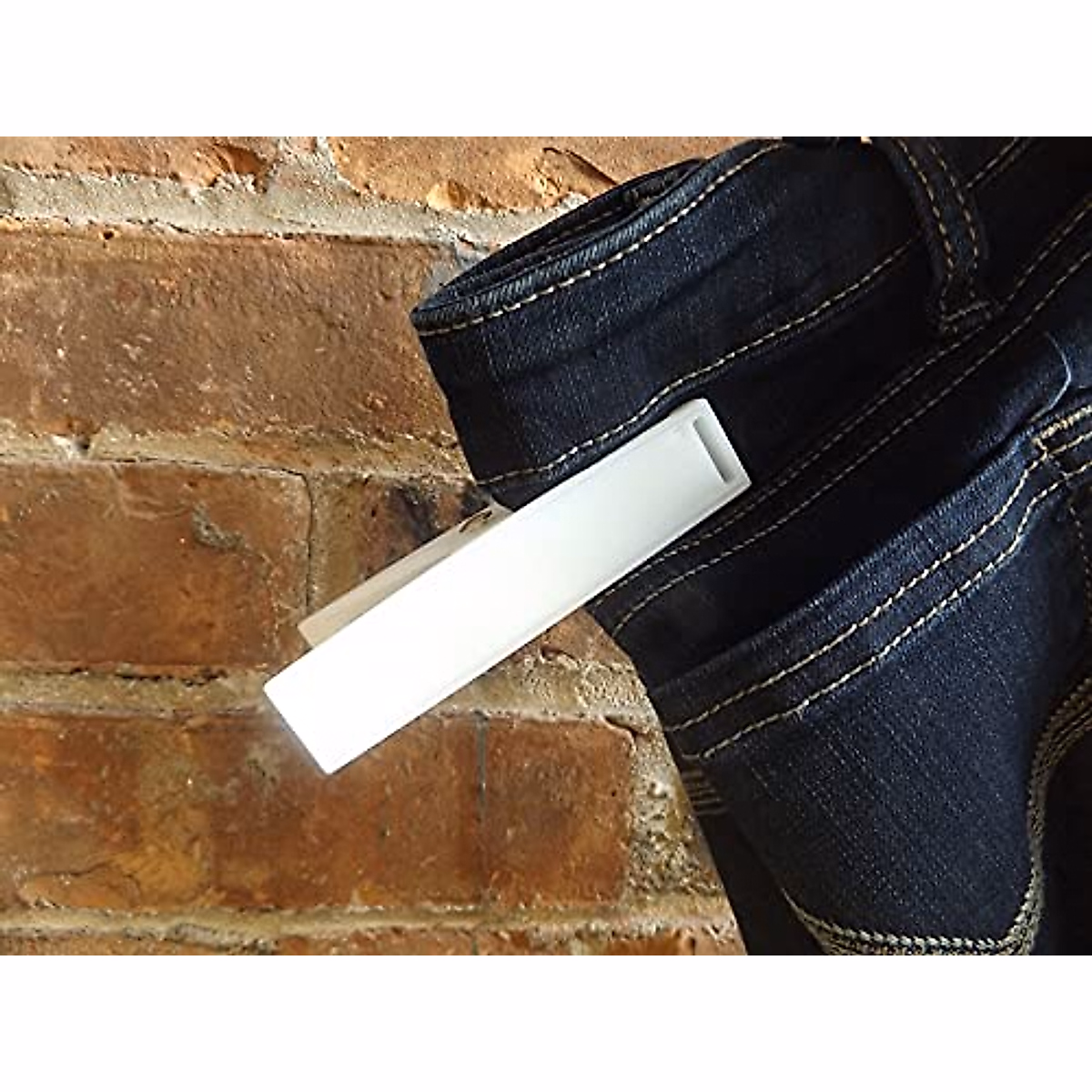 NAHANCO Giant Fitting Clip for Alterations, White Plastic - 50/Carton, Extra Large