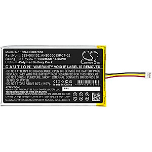 Auronino Replacement Battery for G913 TKL G913 YR0076 G915 G915TKL Compatible with 533-000204 L/N: 2012 AHB355085PCT-02 533-000152(1500mAh)