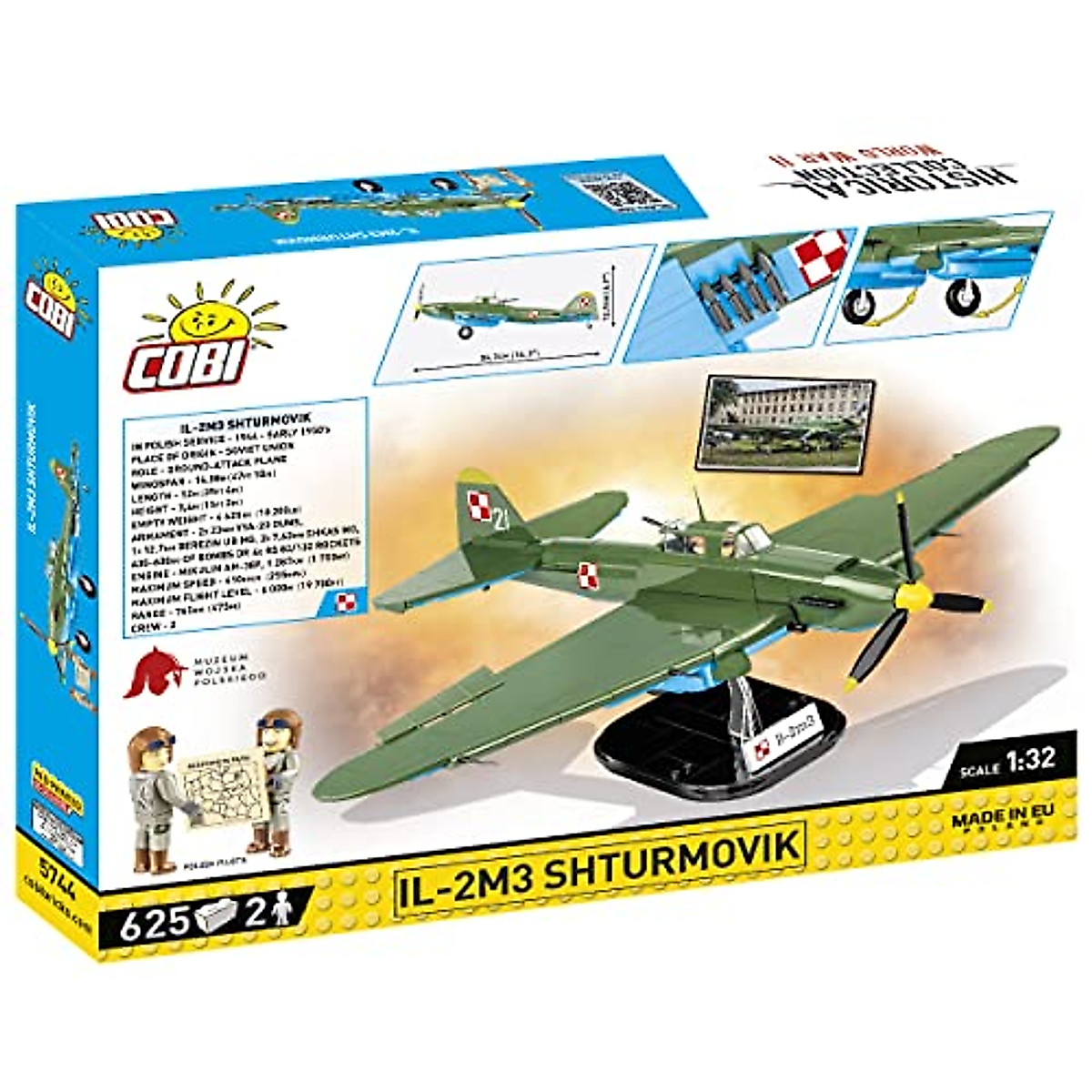 COBI Historical Collection Polish Army Museum IL-2M3 Aircraft