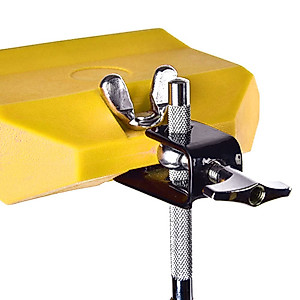 TUOREN 5“ Jam Block Musical Percussion Instrument Plastic Latin Drum Instrument (Yellow)